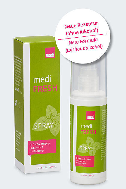 medi fresh cooling spray for compression stockings | medi